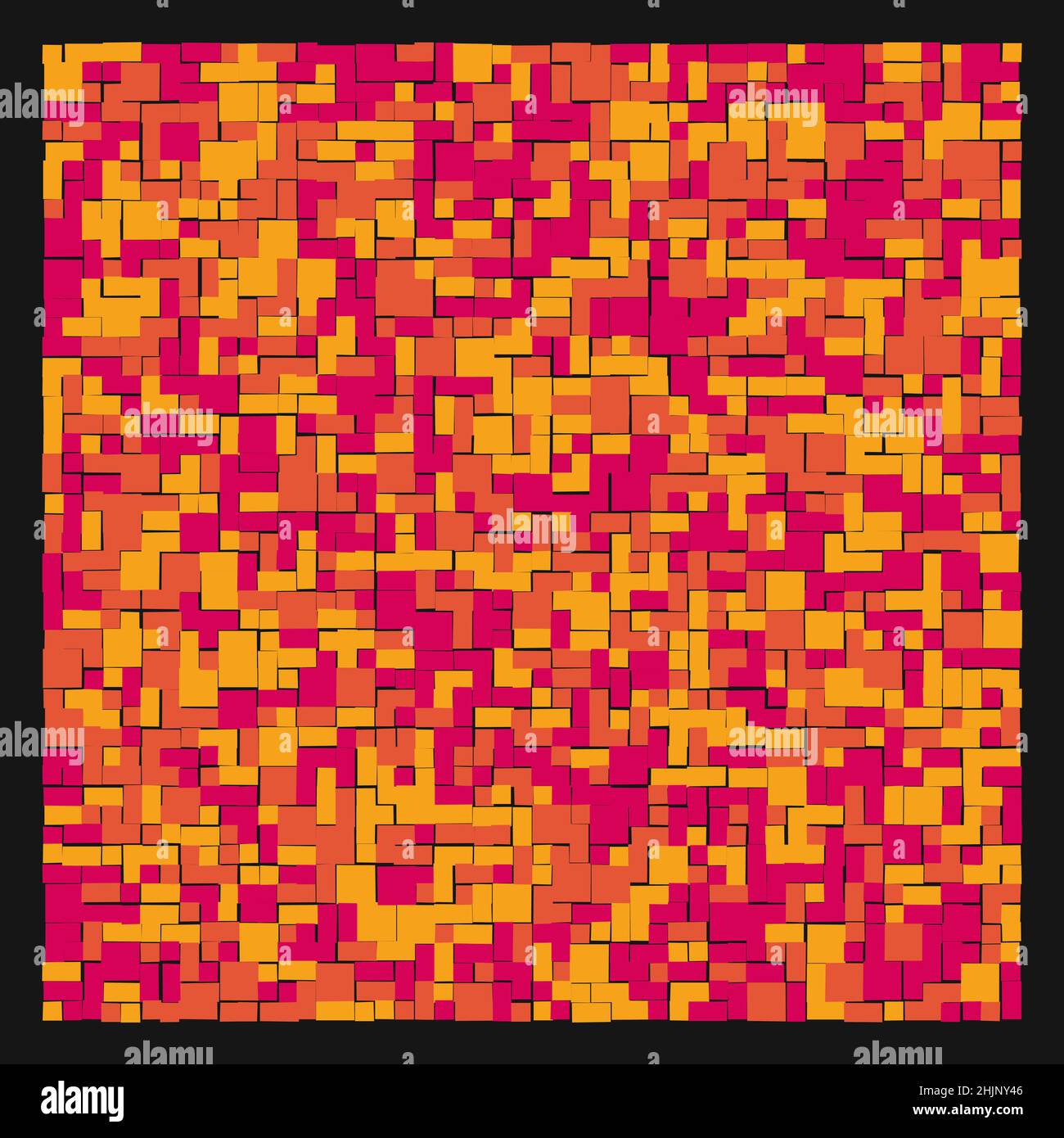 Abstract Offset Quads generative art background art illustration Stock ...