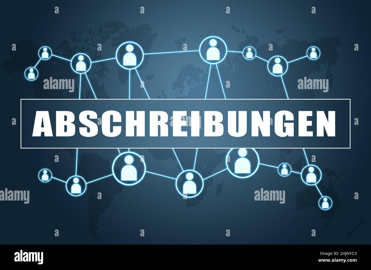 Abschreibungen - german word for depreciation or write offs - text ...