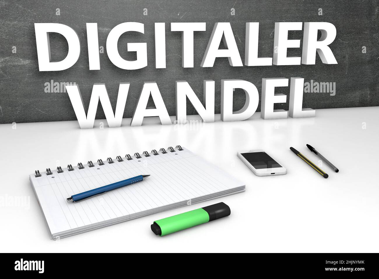 Digitaler Wandel - german word for digital change or digital business ...