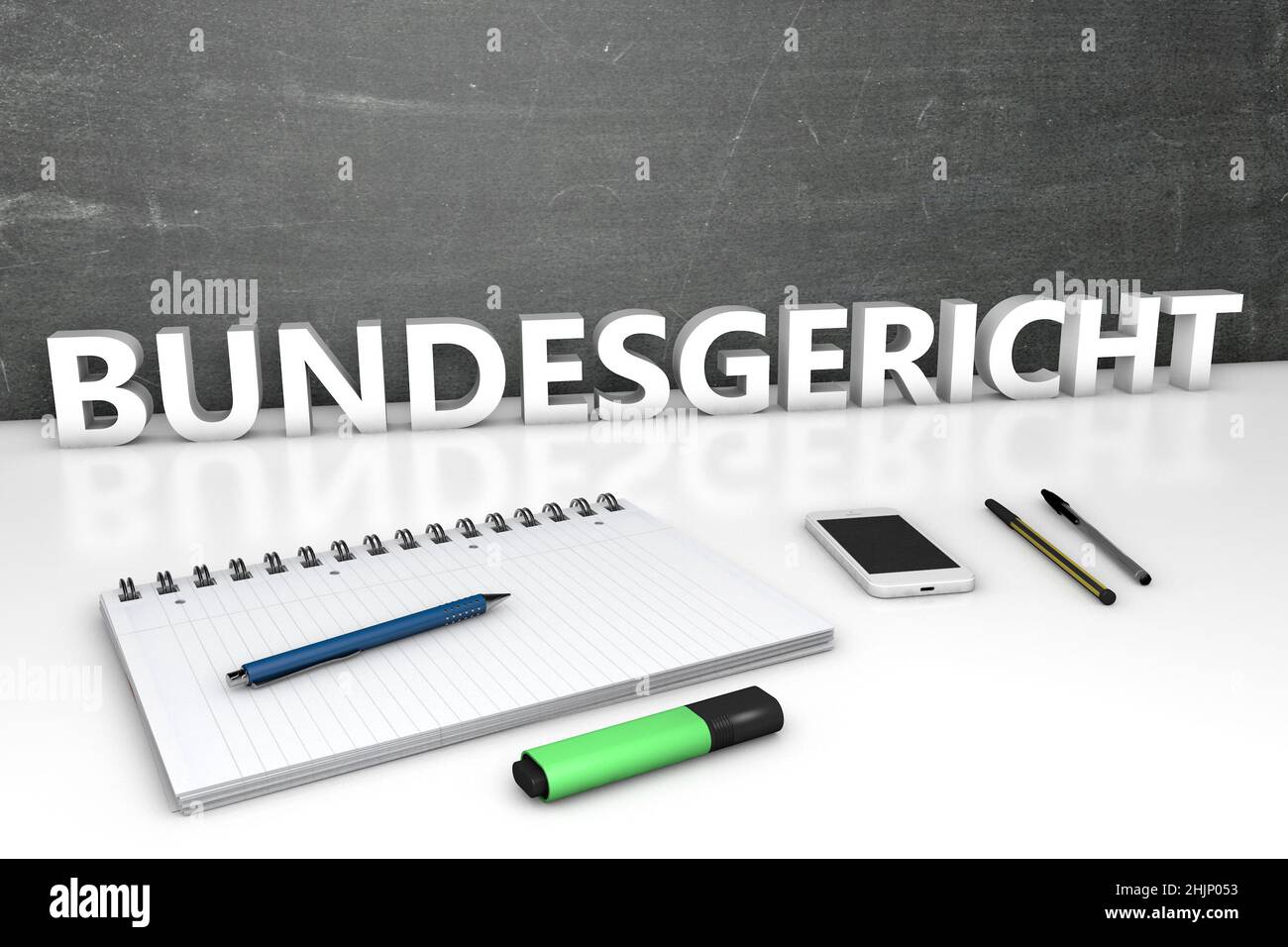 Bundesgericht - german word for Supreme Court - text concept with ...