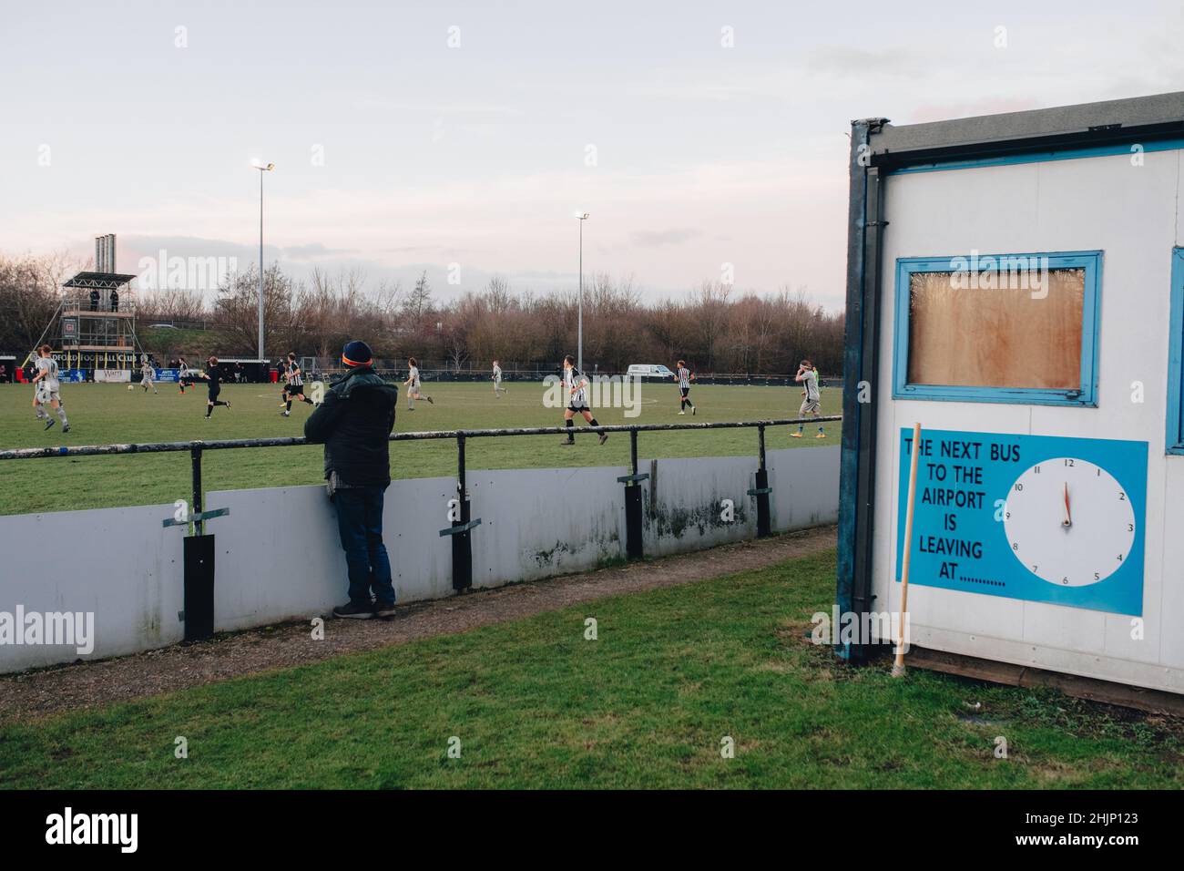 Bedford FC 2 Rushden and Higham 1, 29/01/2022. McMullen Park Stadium ...
