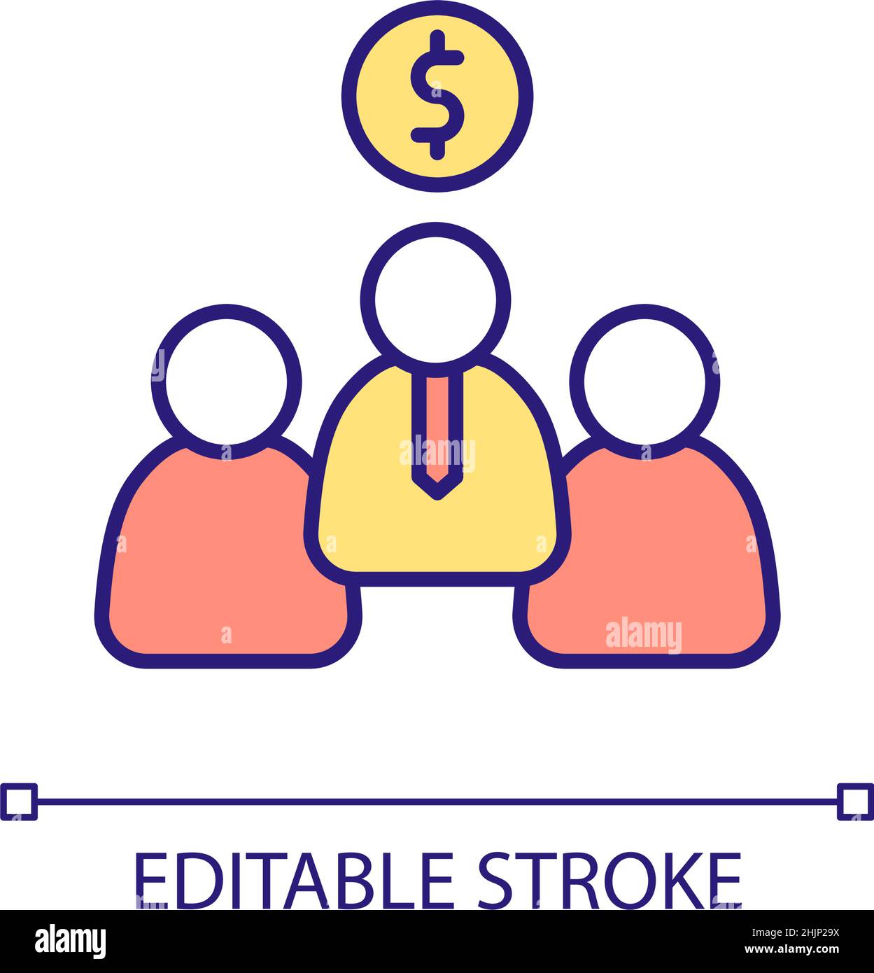 Group of investors Stock Vector Images - Alamy