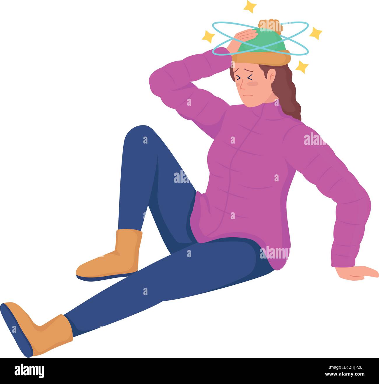 Fallen lady Stock Vector Images - Alamy