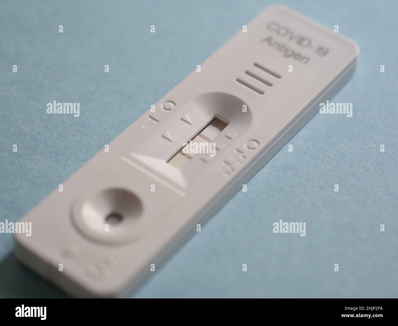 positive rapid antigen test. Positive SARS-COV-2. Isolated antigenic ...