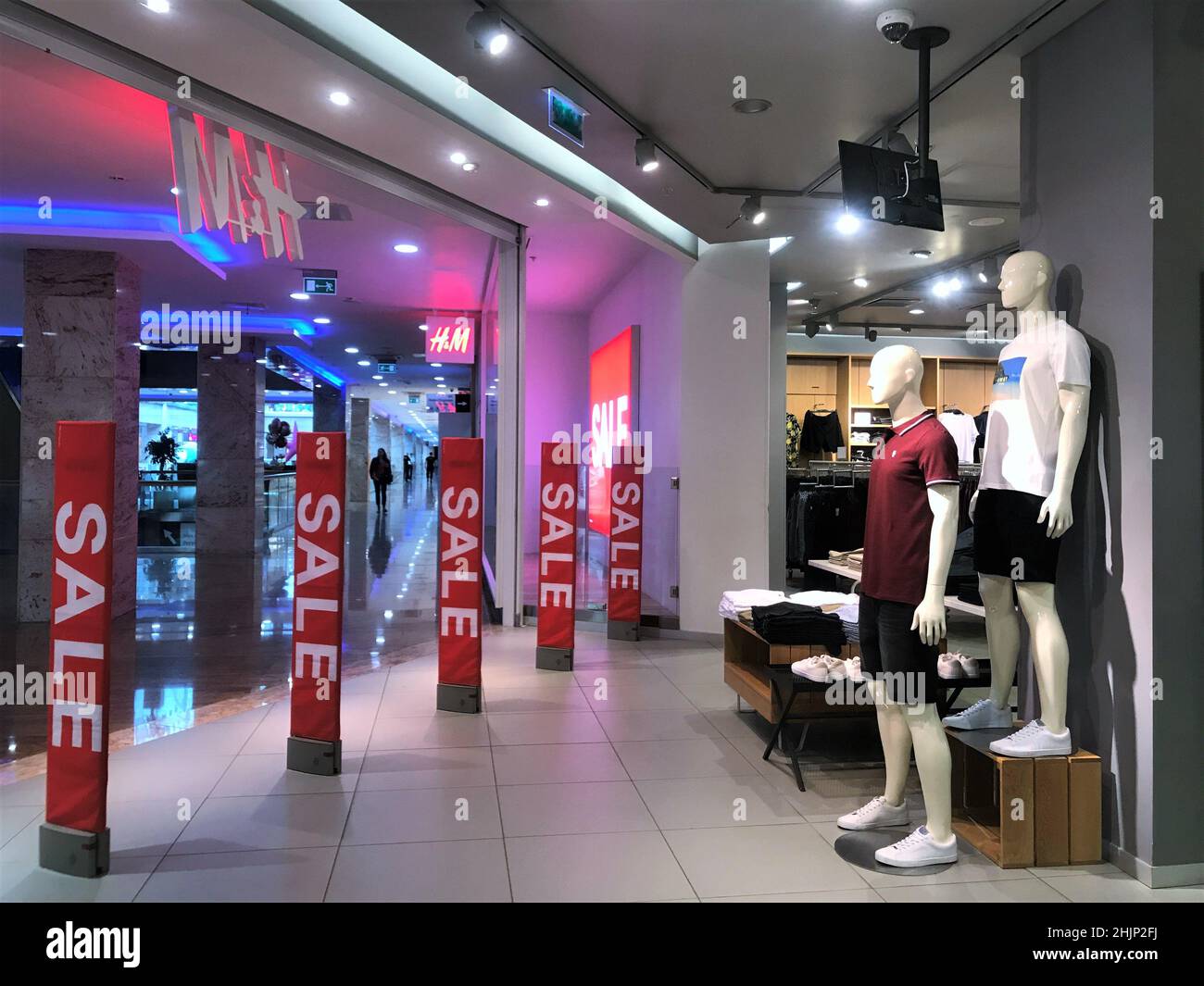 Mens clothes shop interior hi-res stock photography and images - Alamy