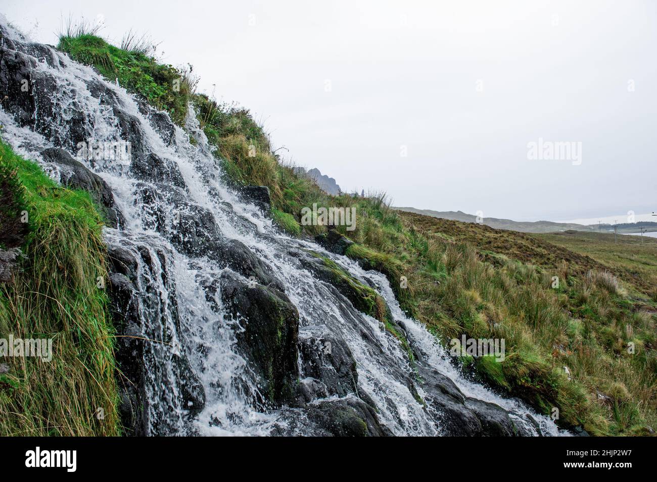 The Brides Veil Waterfall, Scotland highland,UK, Mountain stream ...