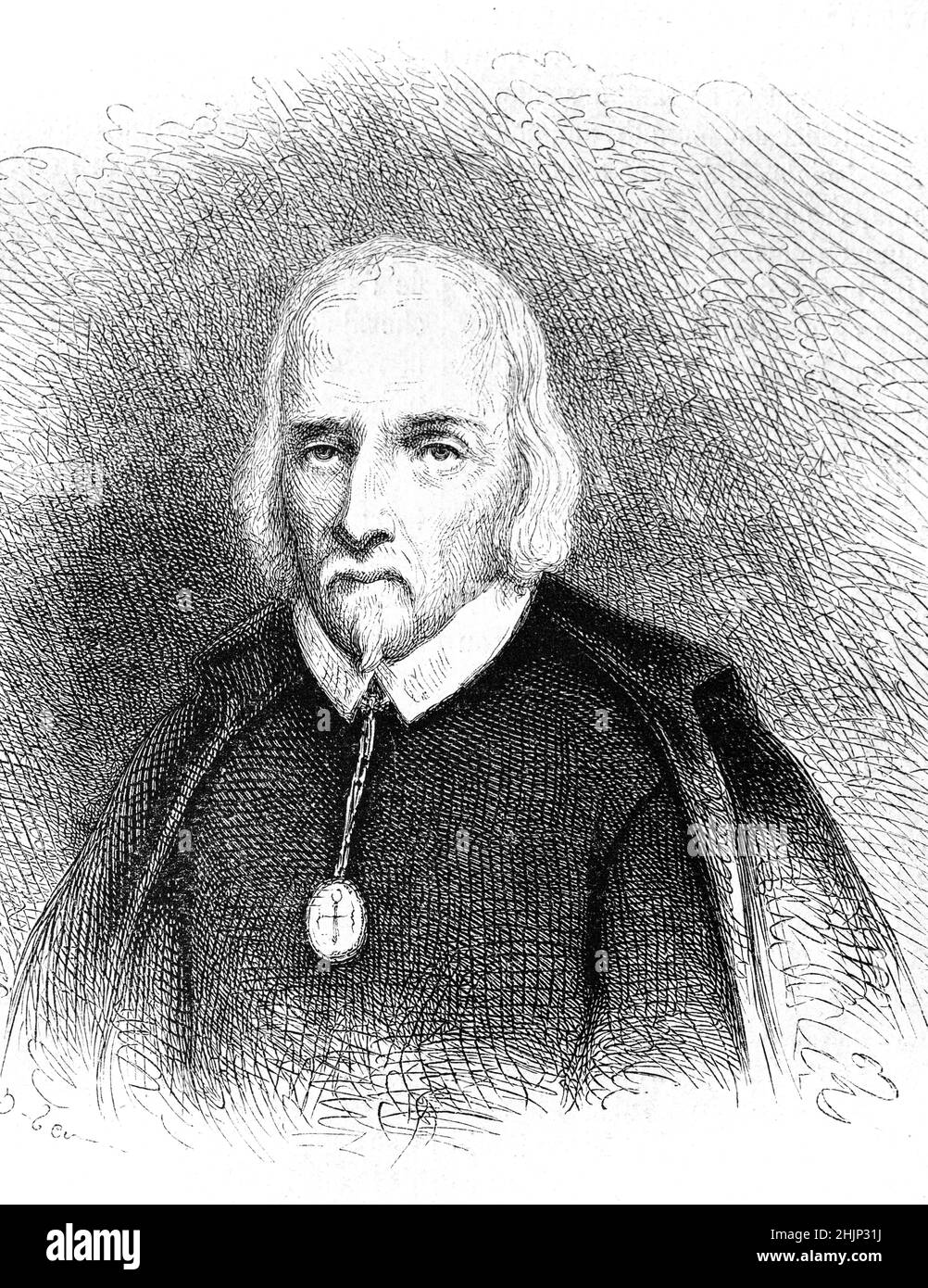 Portrait of Pedro Calderon de la Barca (1600-1681) Spanish Poet ...