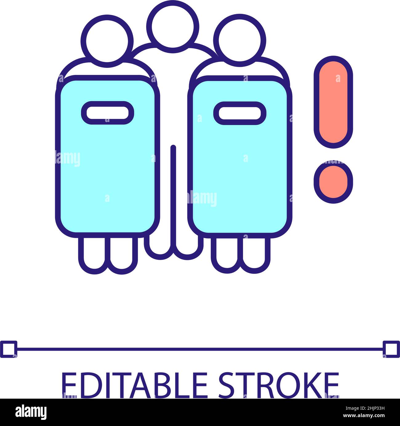 Riot police RGB color icon Stock Vector Image & Art - Alamy