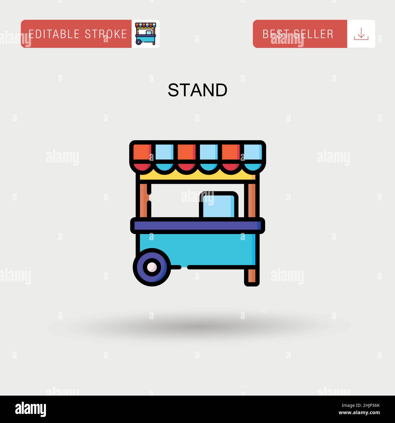 Stand Simple vector icon Stock Vector Image & Art - Alamy