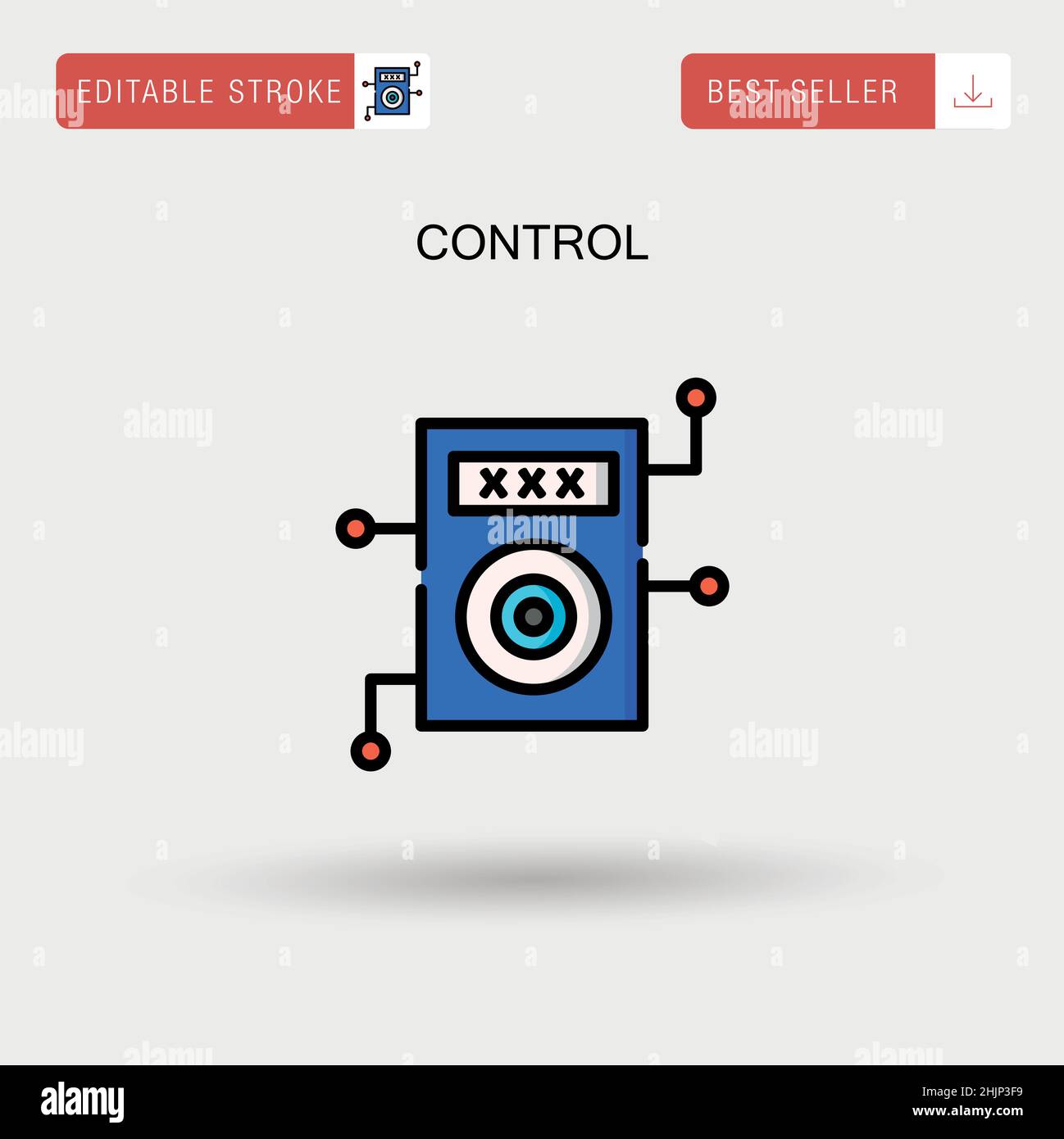 Control Simple vector icon Stock Vector Image & Art - Alamy