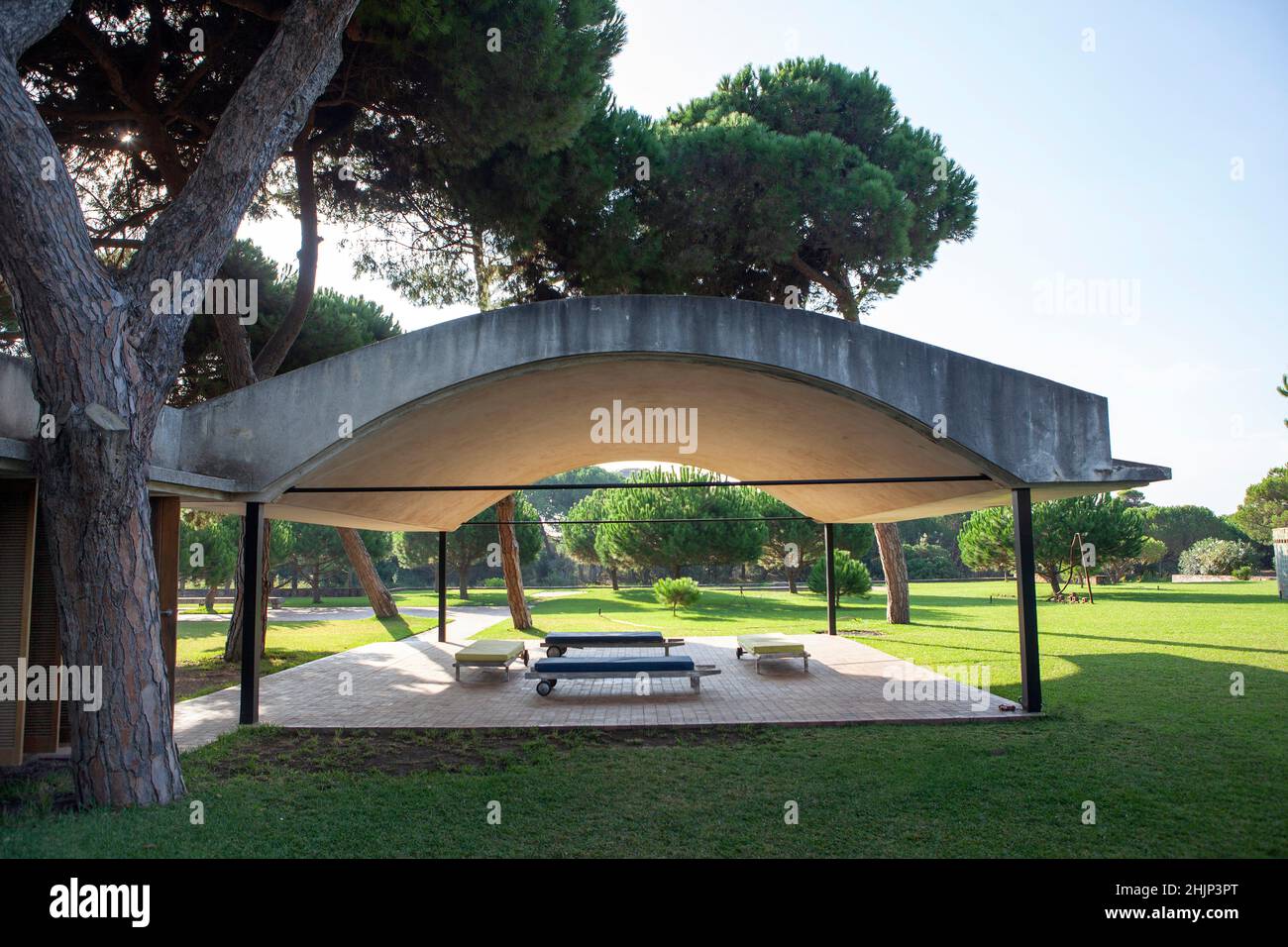 Casa Gomis by architect Antoni Bonet Castellana, located in El Prat de ...