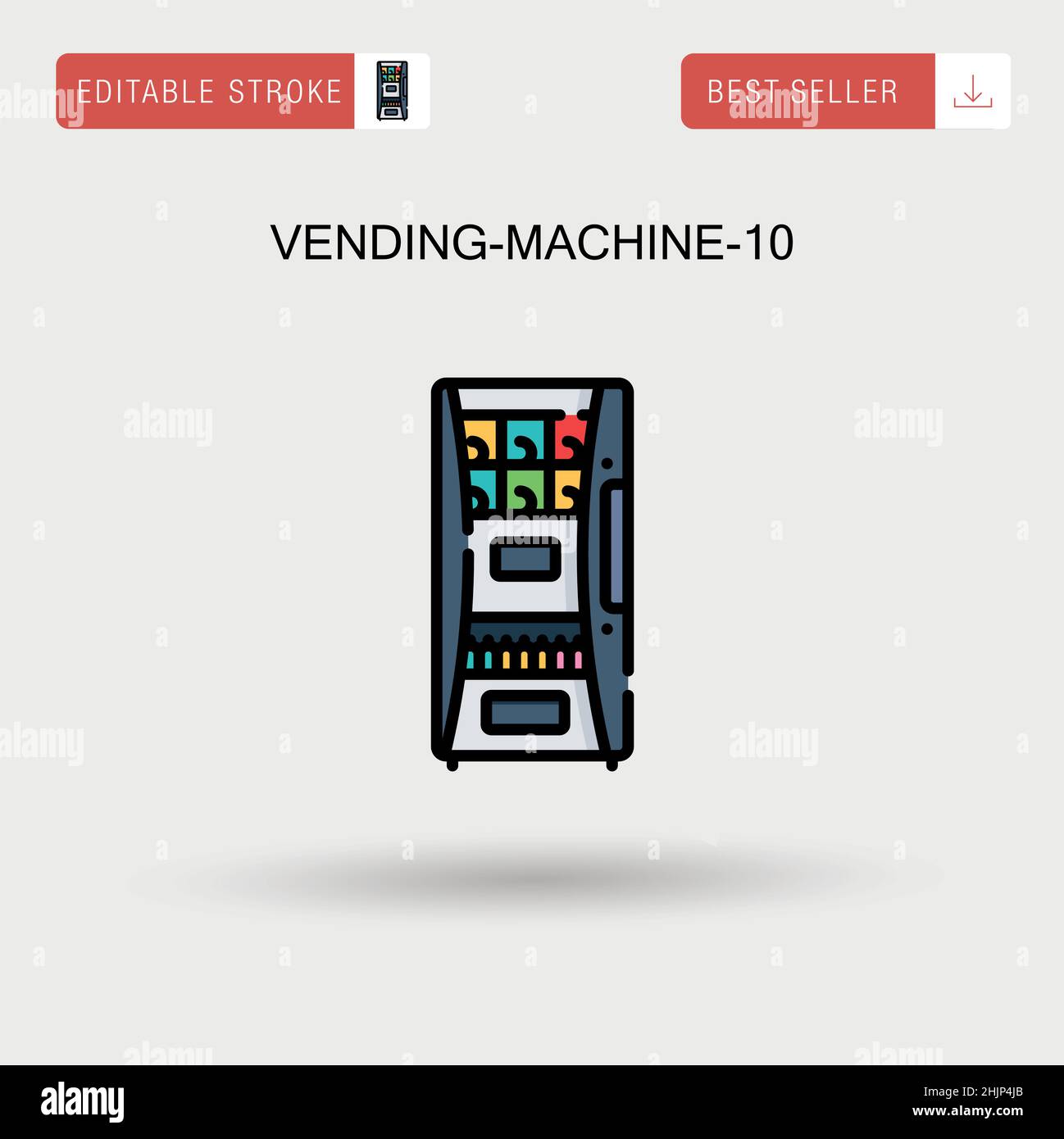 Vending machine icon vector Stock Vector Images - Alamy