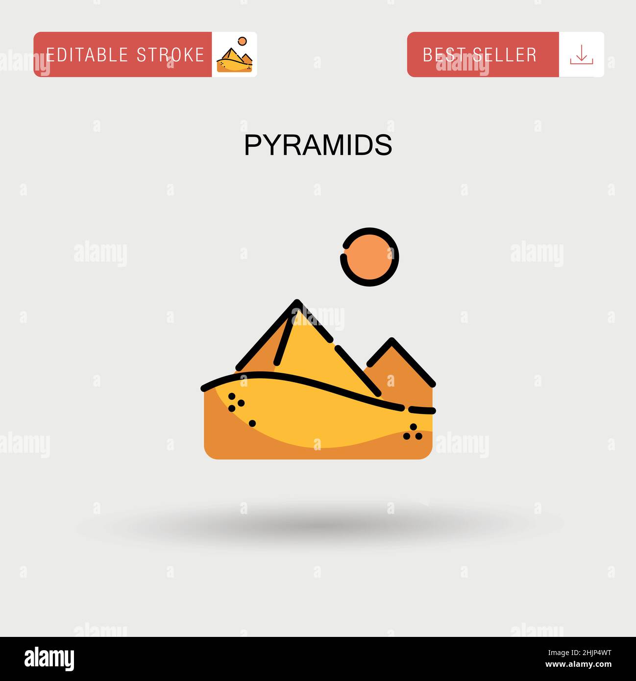 See the great pyramids of giza Stock Vector Images - Alamy