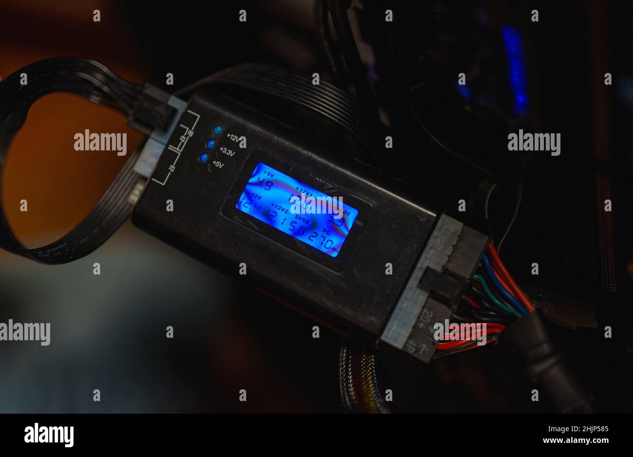 Power supply tester for personal computer Stock Photo - Alamy