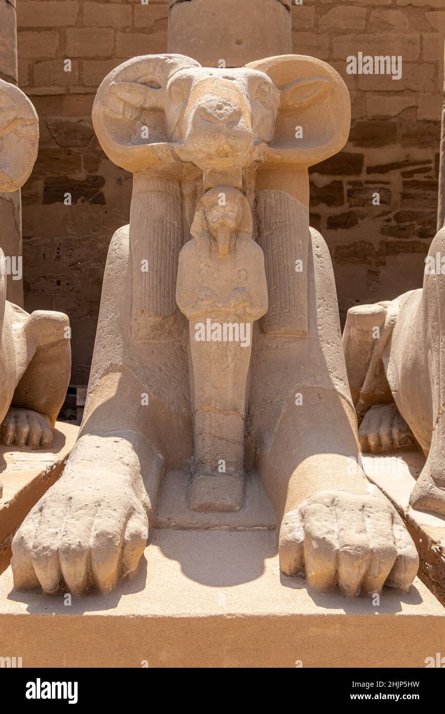 Ancient architecture of Karnak temple in Luxor, Egypt Stock Photo - Alamy