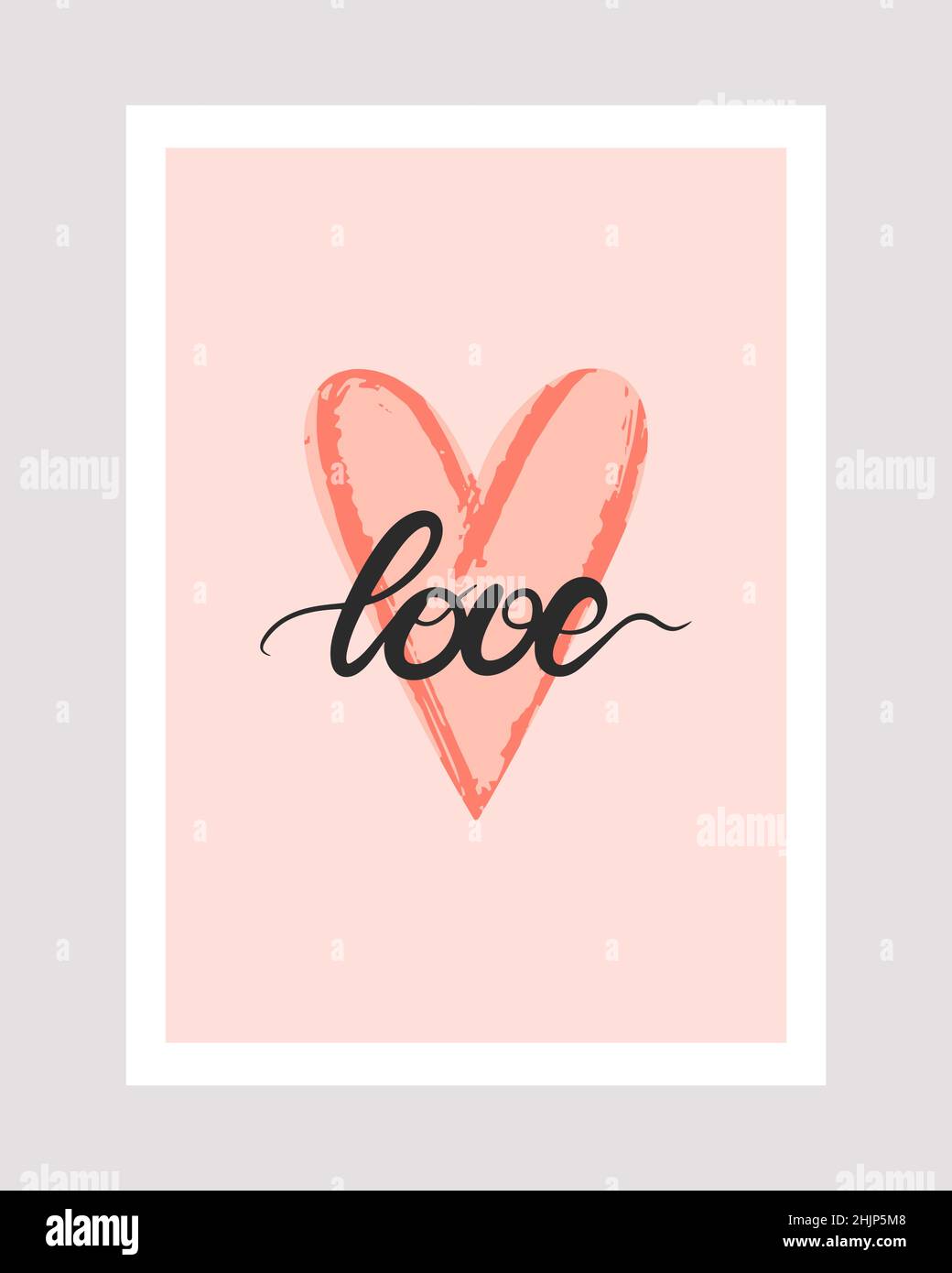 Handwritten postcard Stock Vector Images - Alamy