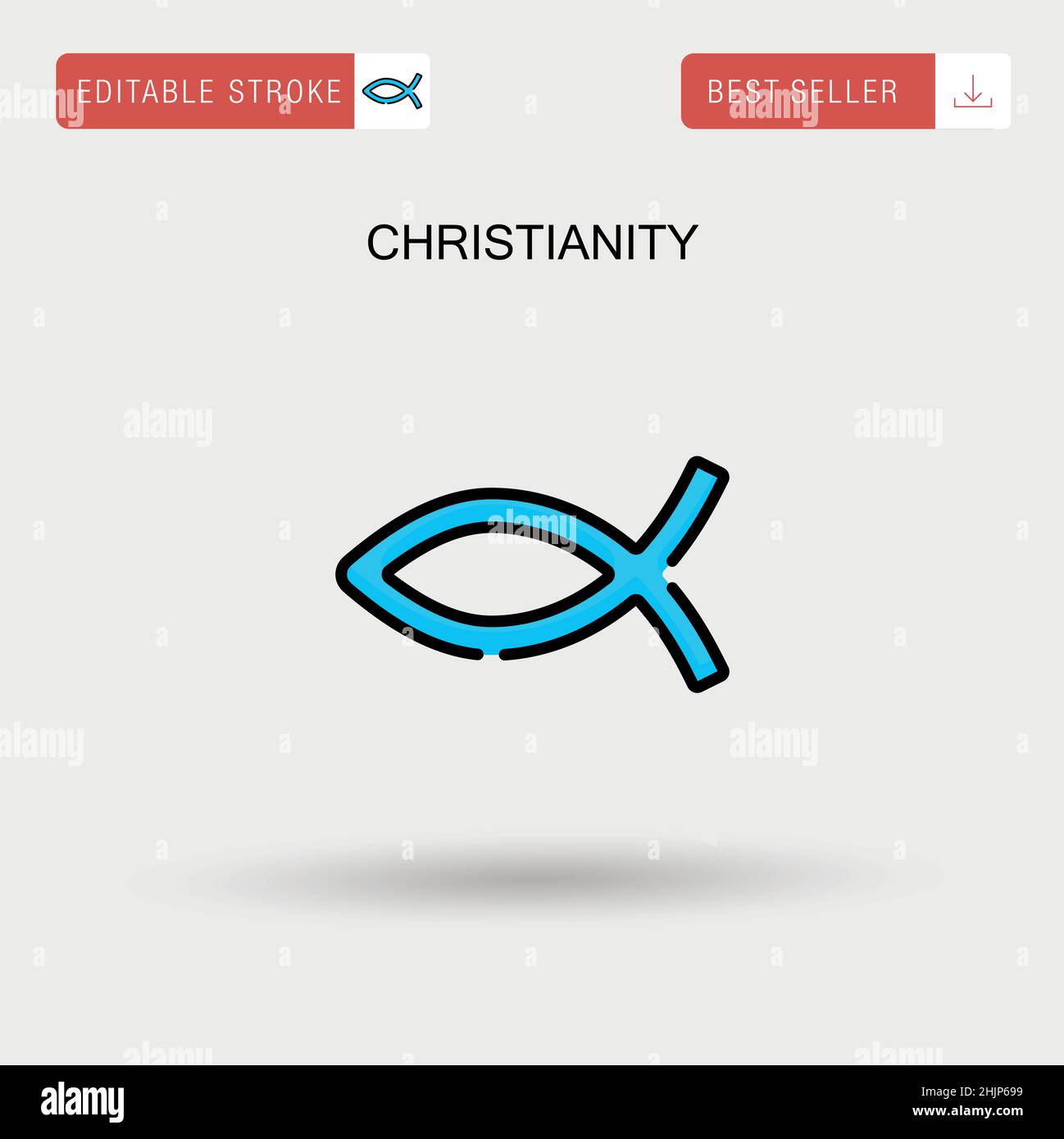 Christianity Simple vector icon Stock Vector Image & Art - Alamy