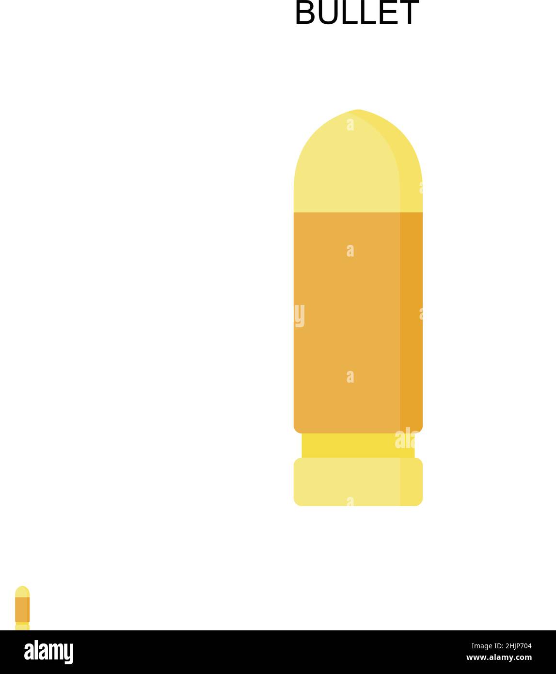 Bullet Simple vector icon. Illustration symbol design template for web ...