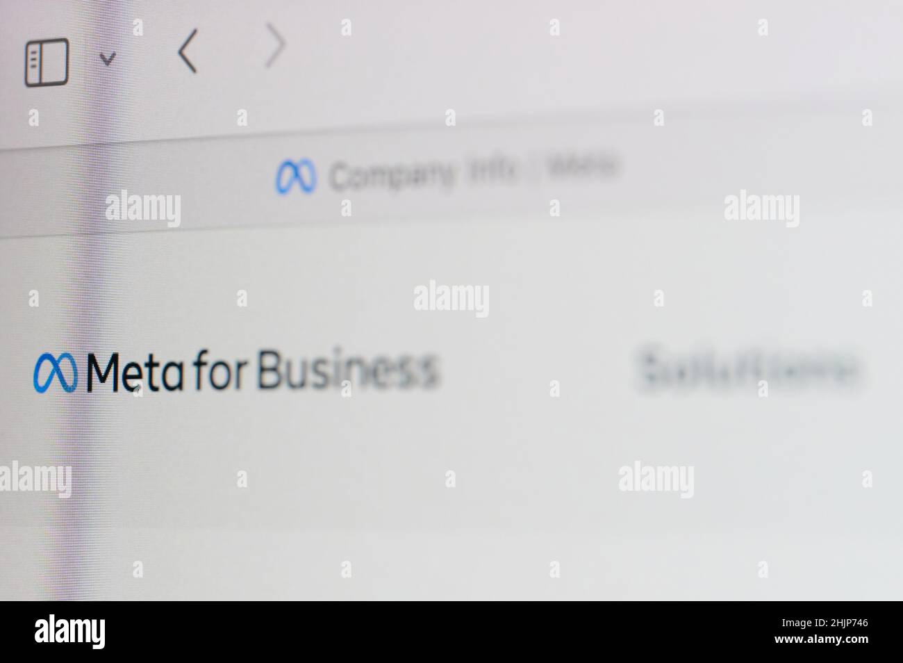 Meta ads manager logo hi-res stock photography and images - Alamy