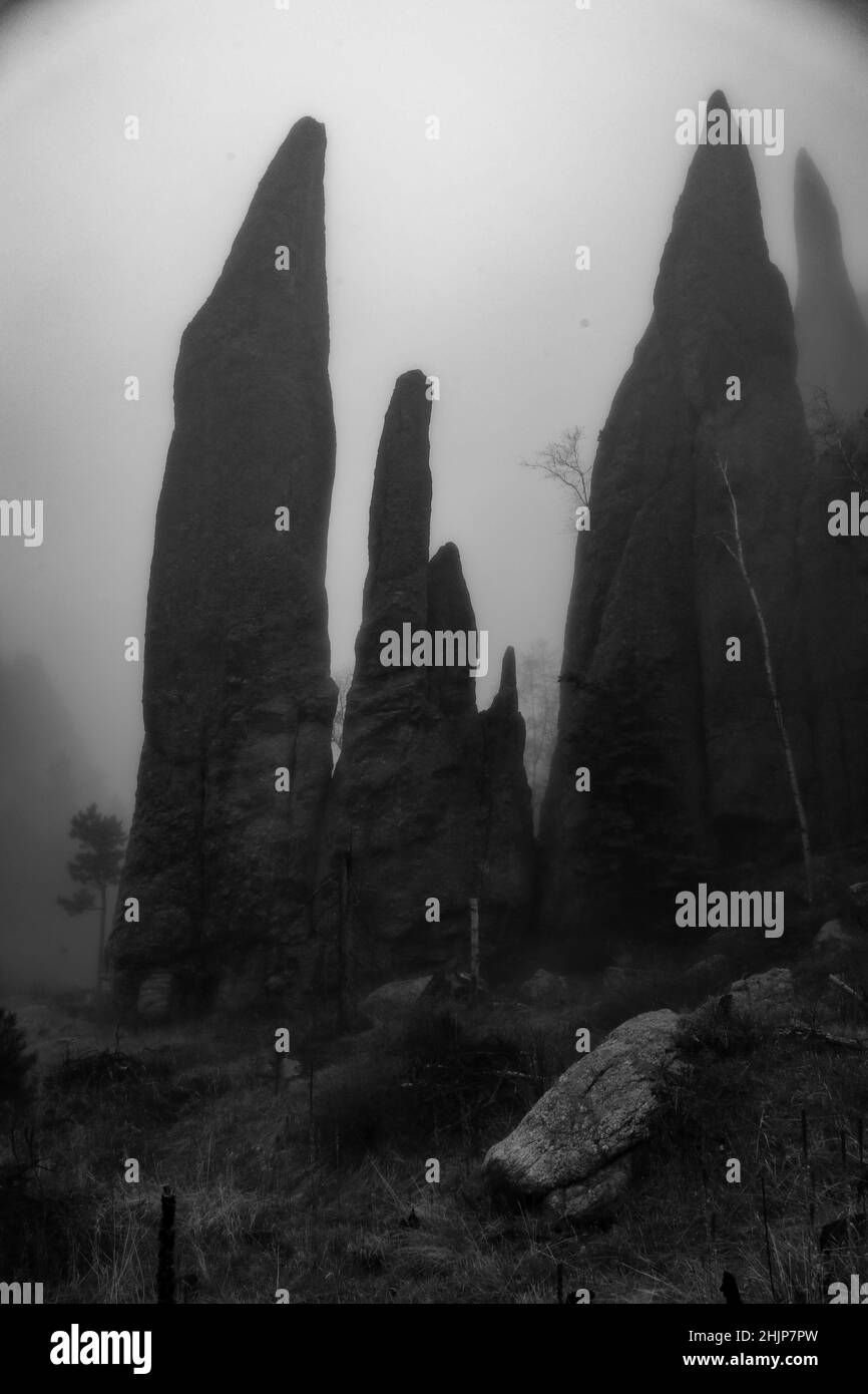 Long narrow landscape Black and White Stock Photos & Images - Alamy