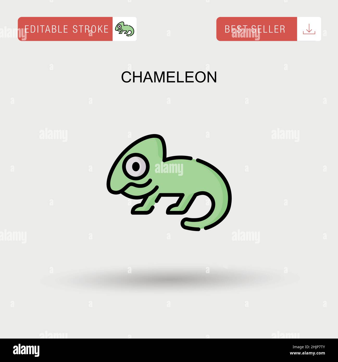 Chameleon Stock Vector Images - Alamy