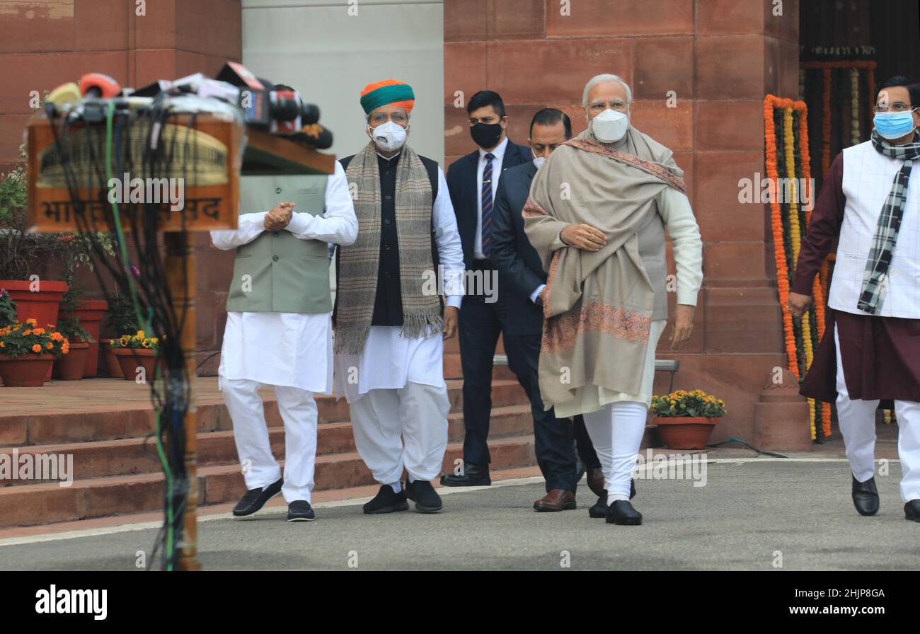 New Delhi, India. 31st Jan, 2022. India's Prime Minister Narendra Modi ...