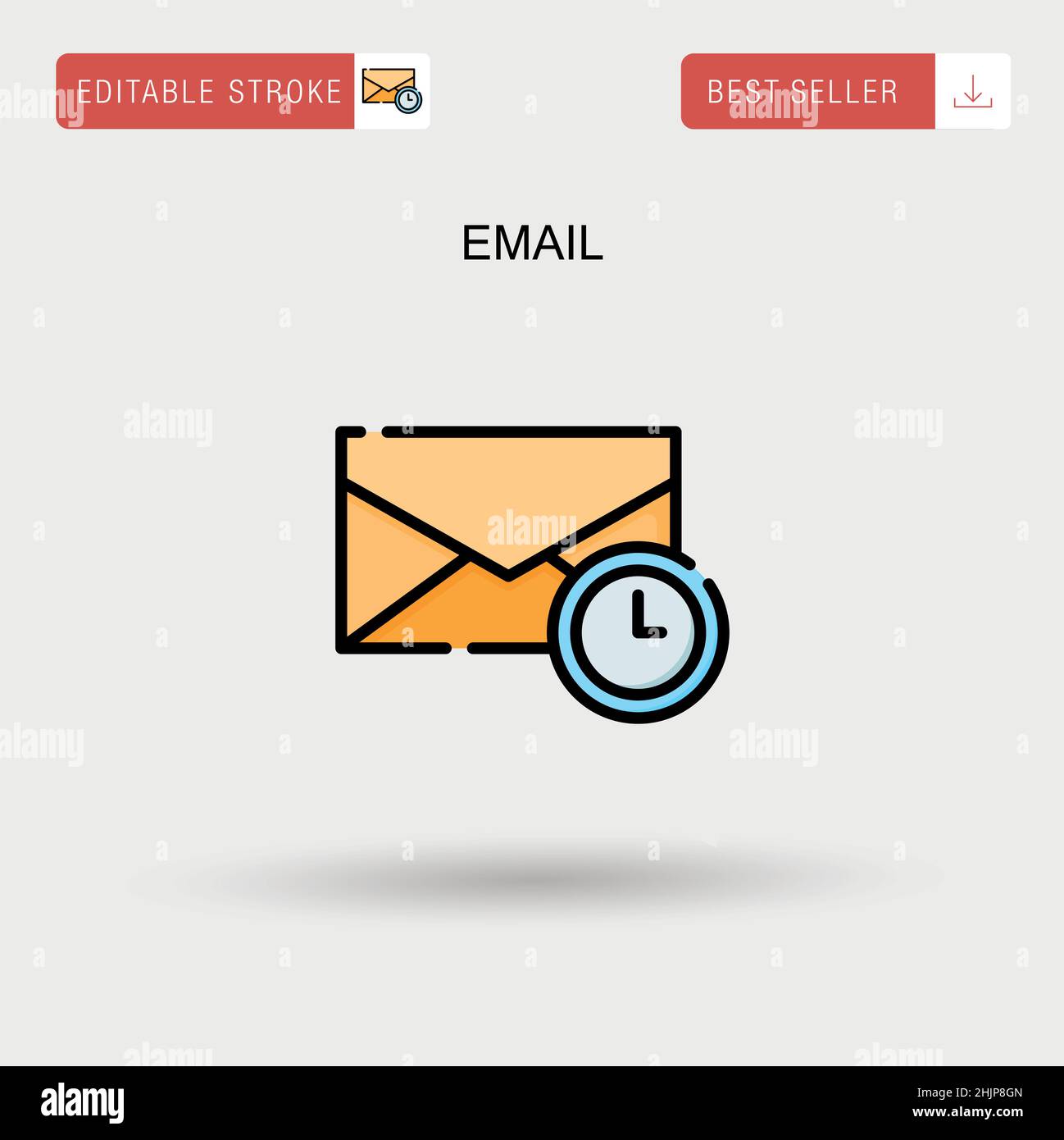 Email Simple vector icon Stock Vector Image & Art - Alamy