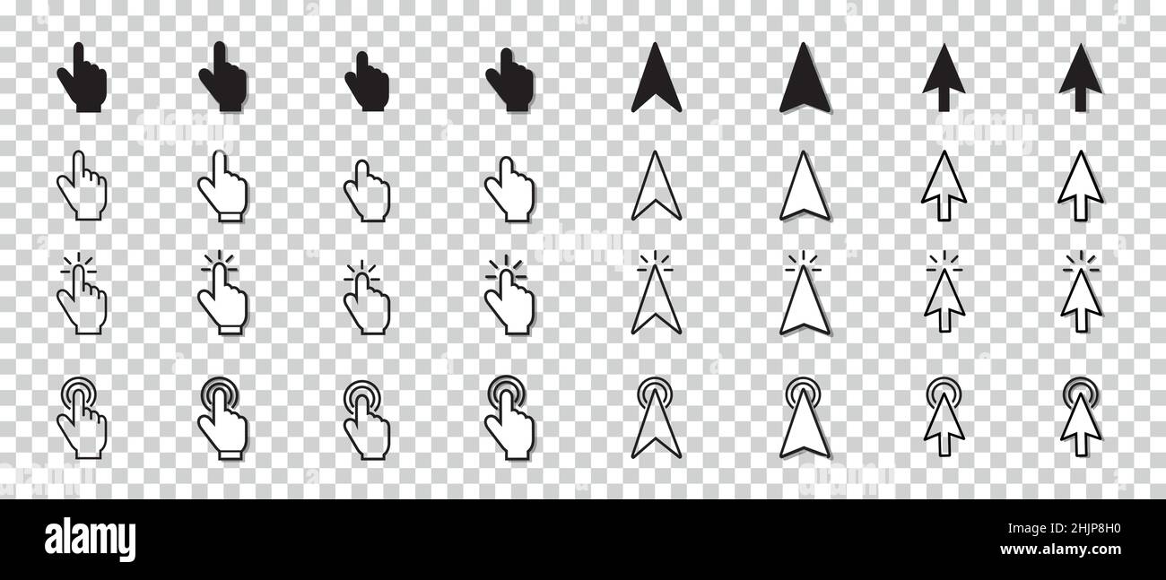 Hand computer vectors hi-res stock photography and images - Alamy