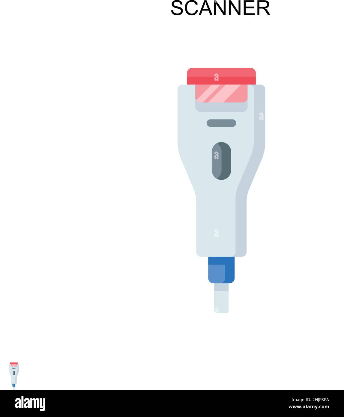 Scanner Simple vector icon. Illustration symbol design template for web ...