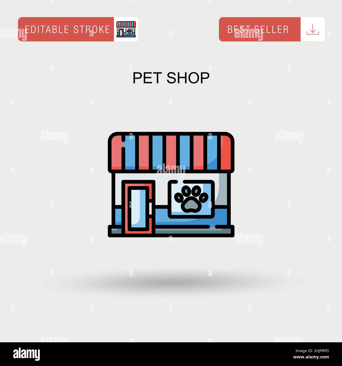 Pet food icon simple hi-res stock photography and images - Alamy