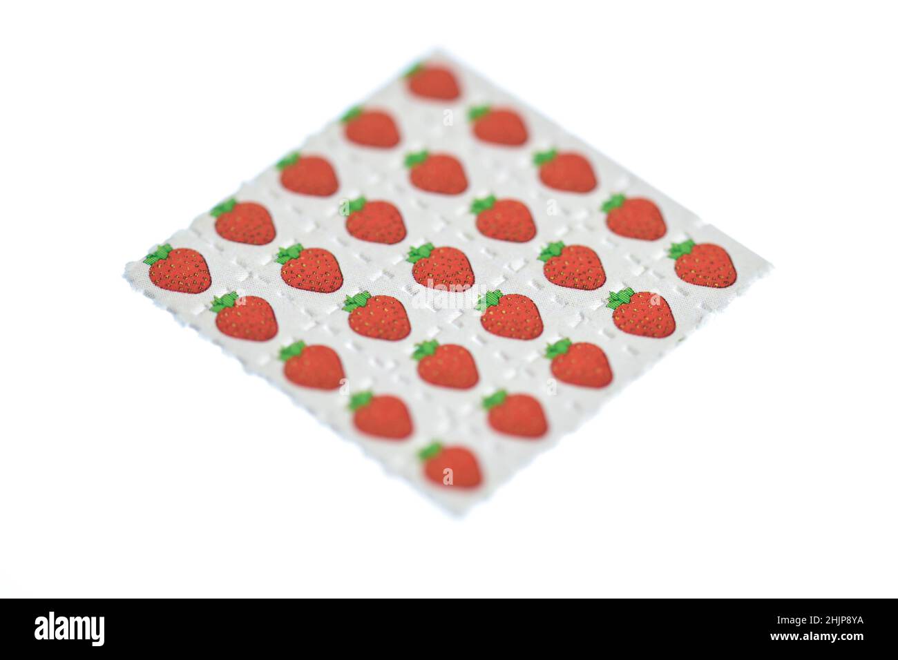 Acid trips, Blotting paper impregnated with the drug L.S.D Stock Photo ...