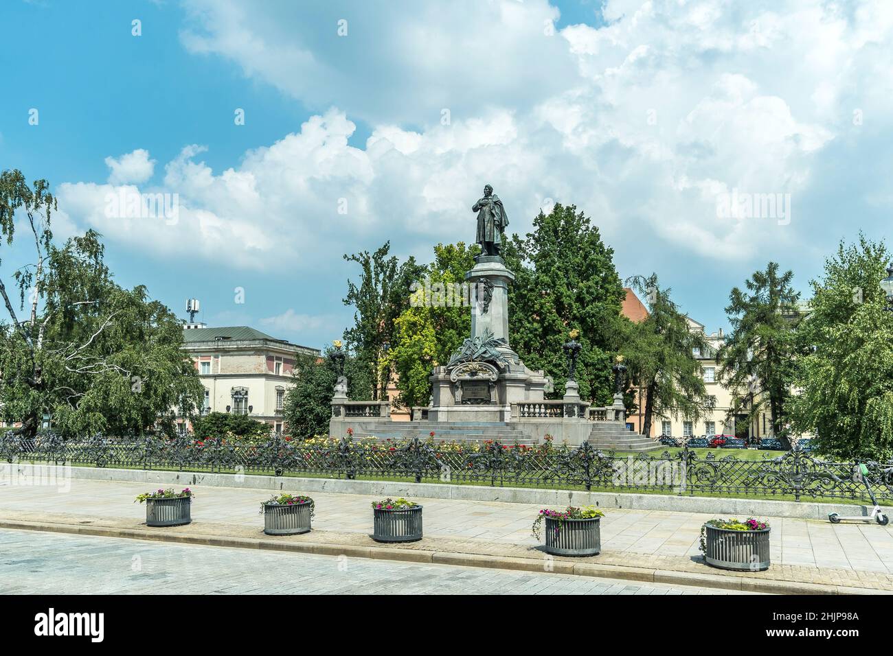 Best-known monument to Adam Mickiewicz, the greatest Polish poet of all ...