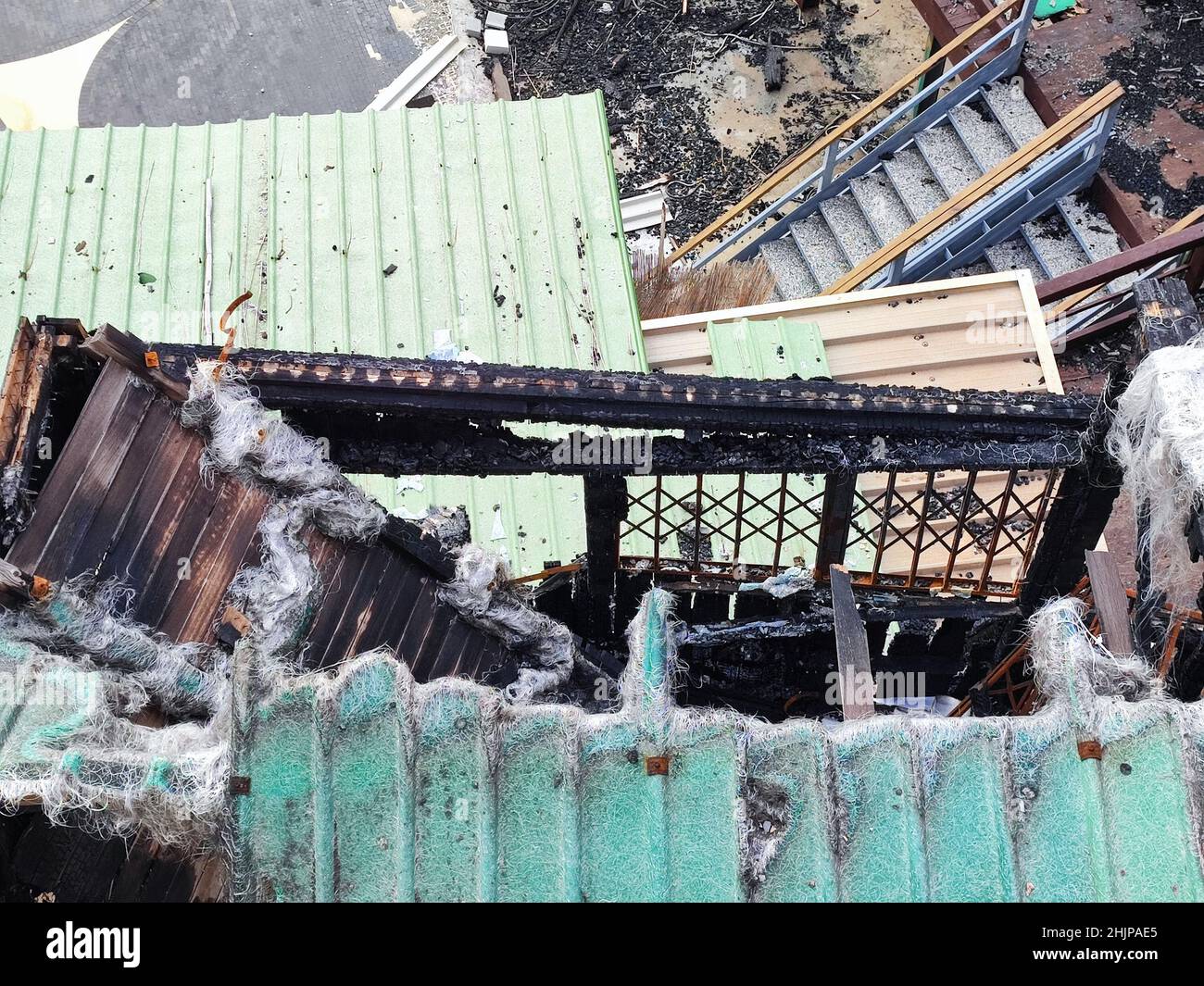 Gutted building structure hi-res stock photography and images - Alamy