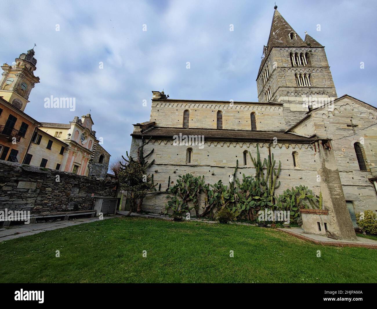 Fieschi church basilica in Lavagna Italy Stock Photo - Alamy