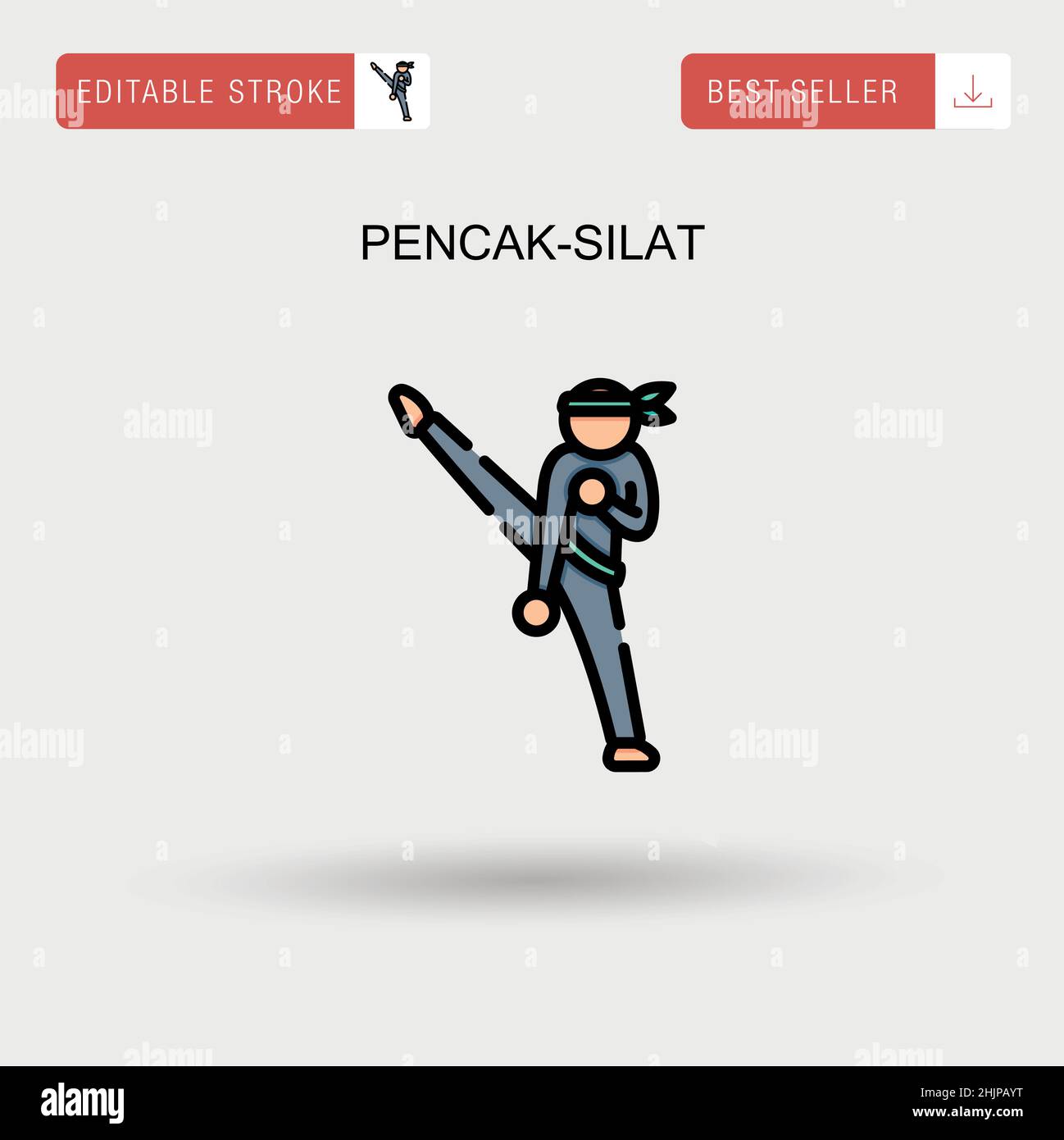Traditional pencak silat Stock Vector Images - Alamy