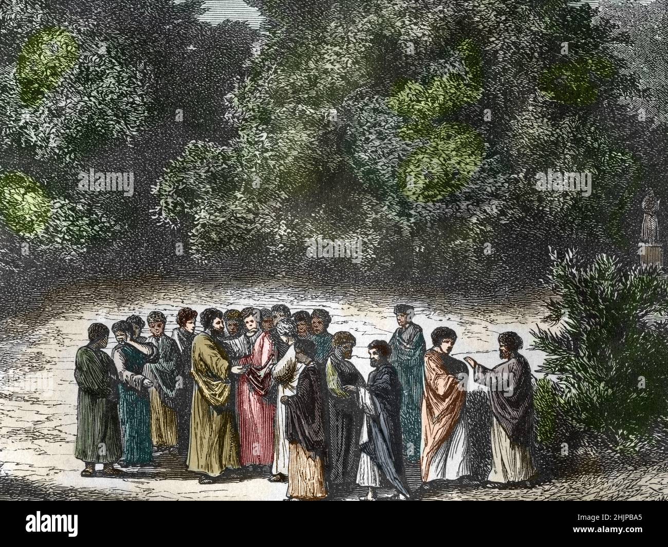 Platon et ses disciples hi-res stock photography and images - Alamy