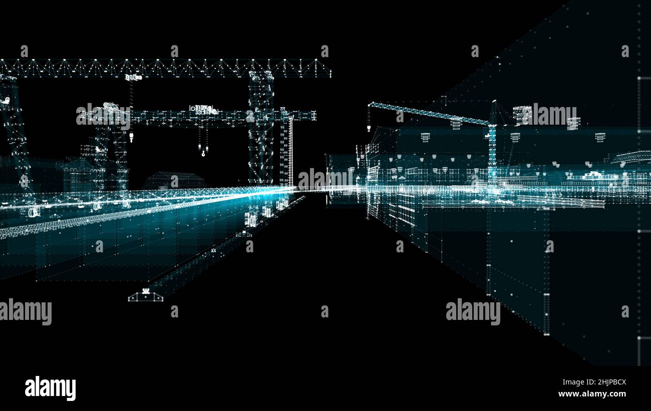 Industrial technology concept. Industry 4.0 Stock Photo - Alamy