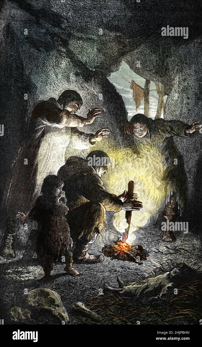 Discovery Of Fire By Early Man