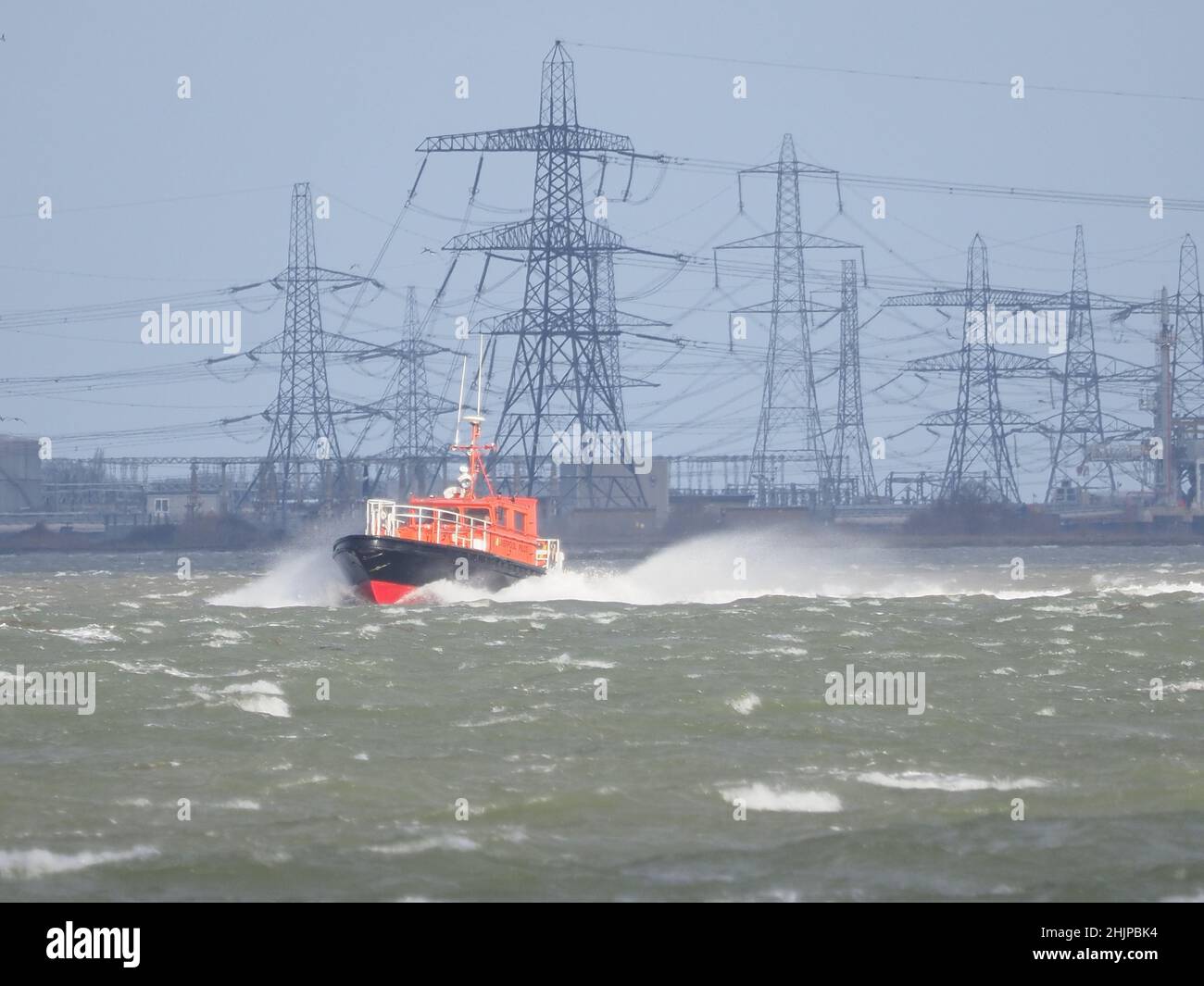 Lower Halstow, Kent, UK. 31st Jan, 2022. Pictures of the barge that ...