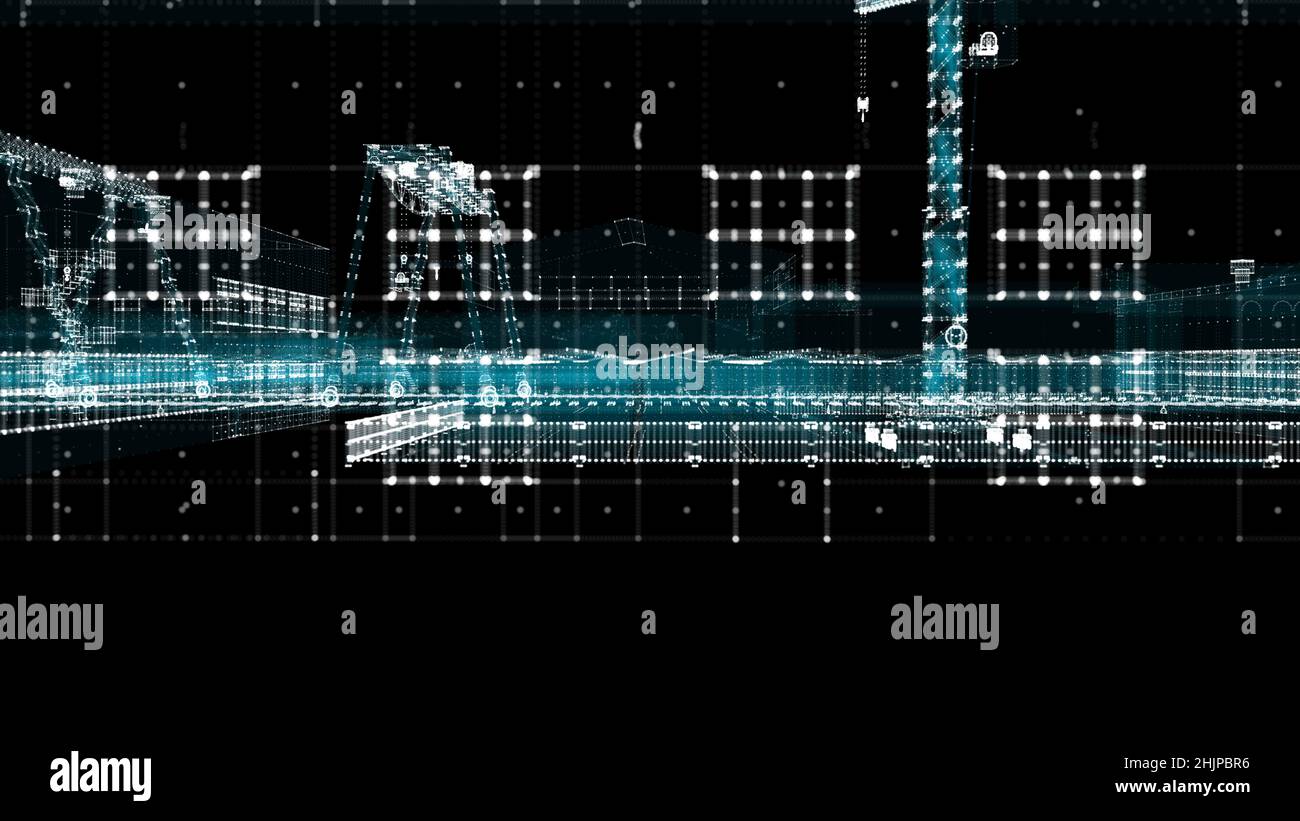 Industrial technology concept. Industry 4.0 Stock Photo - Alamy