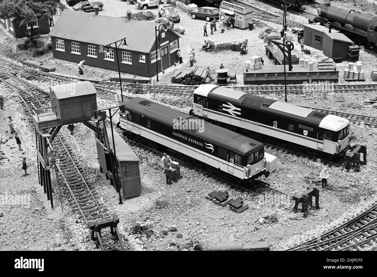 Class 73 Locomotive Black and White Stock Photos & Images - Alamy