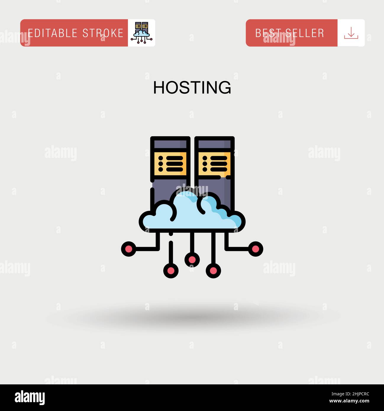 Web hosting server banner icon hi-res stock photography and images - Alamy Web hosting server banner icon hi-res stock photography and images - Alamy