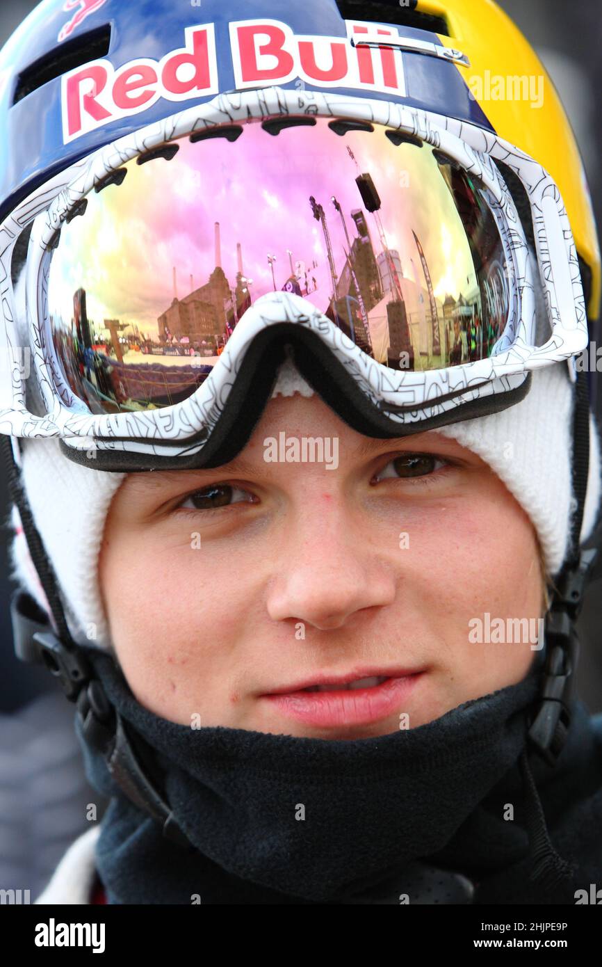 UK Sport - Jamie Nicholls of the Red Bull team competing in the LG ...