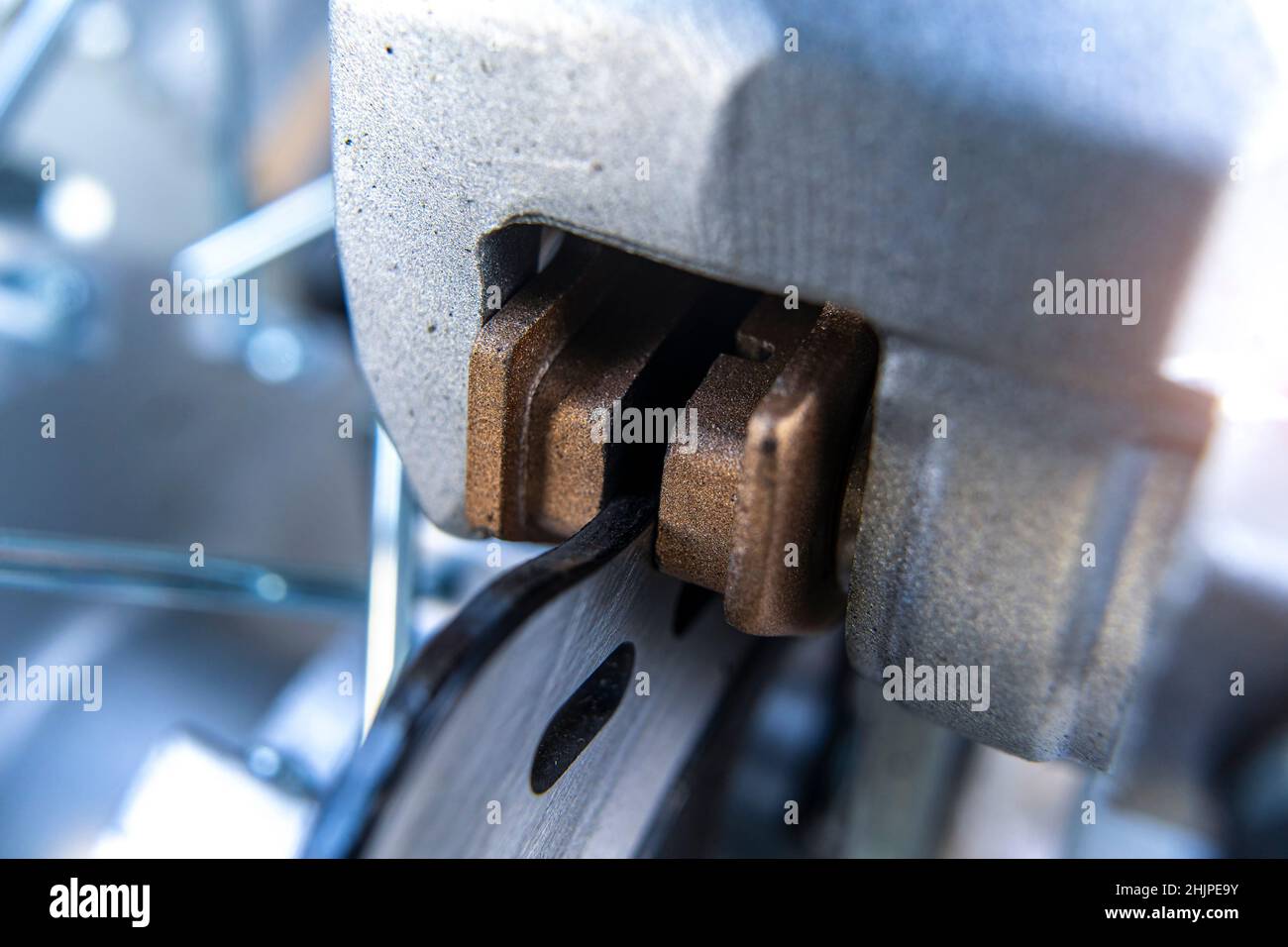 Rear brake hi-res stock photography and images - Alamy