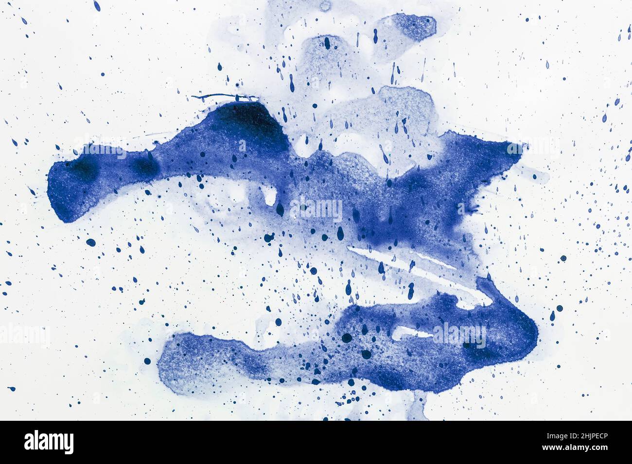 Abstract watercolor art hand paint on white background with spray ...