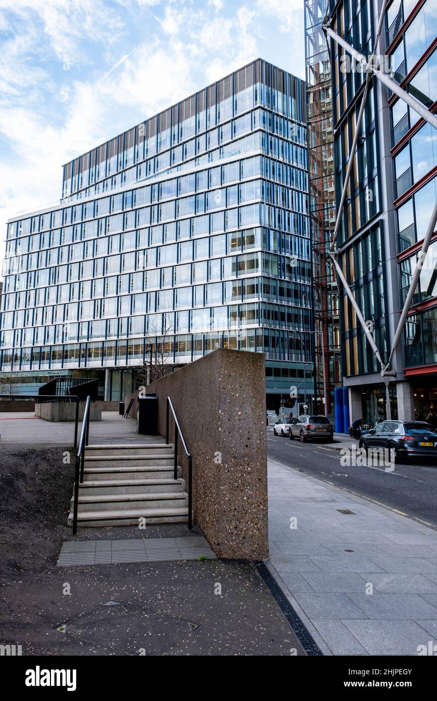 London England UK, 29 January 2022, Blue Fin Building Commercial ...