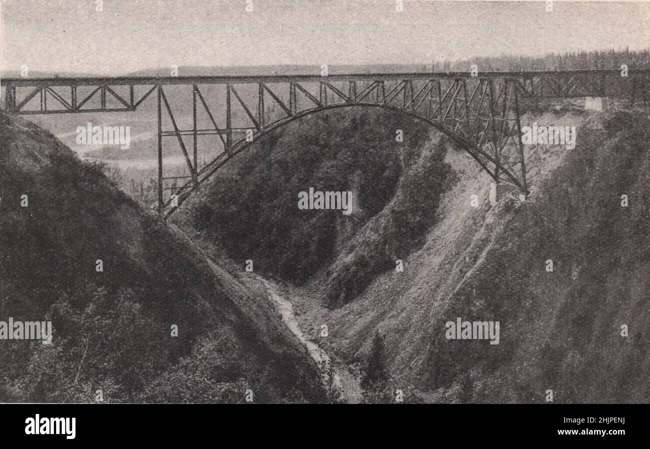 How Man's ingenuity overcomes stupendous difficulties. Alaska (1923 ...