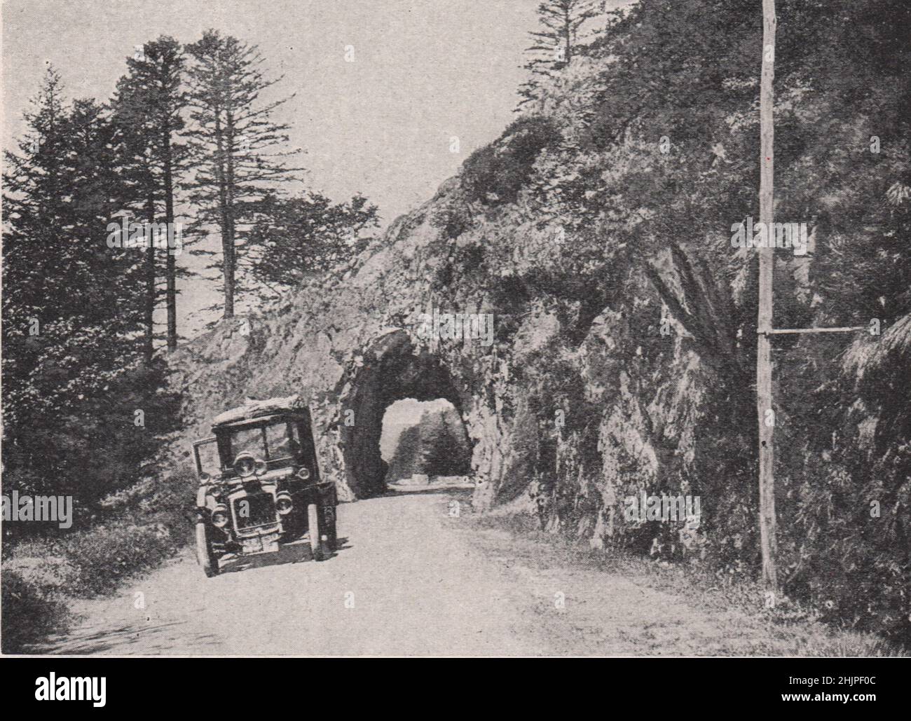 Natural Gateway on a Mountain Pass: The "Roche du Diable". Alsace ...