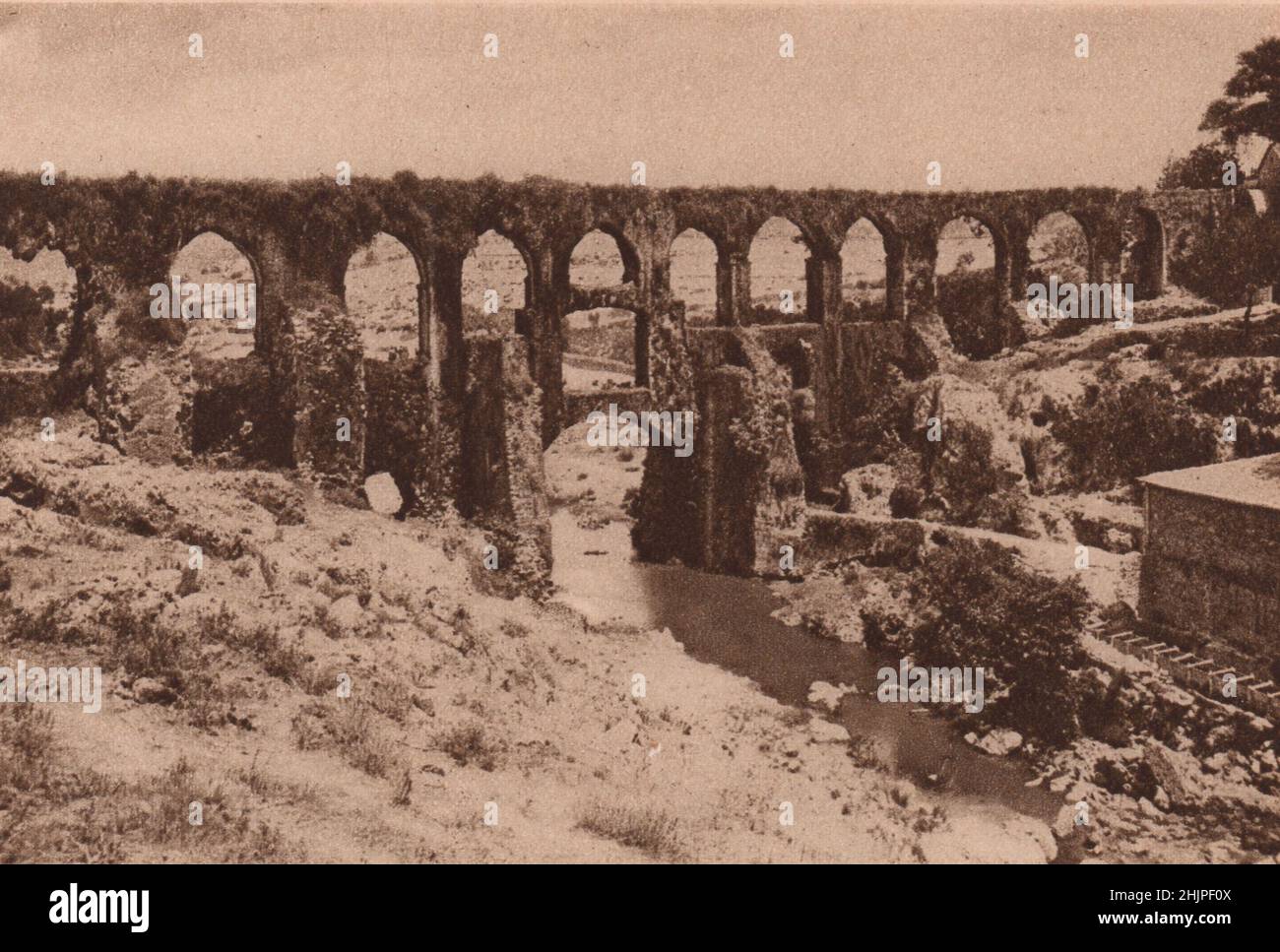 Near Smyrna is a Roman waterway, the Aqueduct of Paradise, all fretted ...