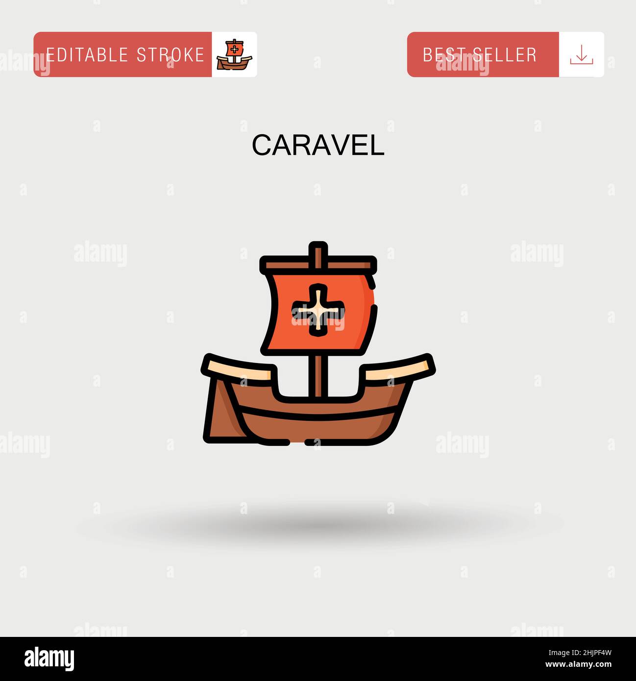 Caravel illustration hi-res stock photography and images - Alamy